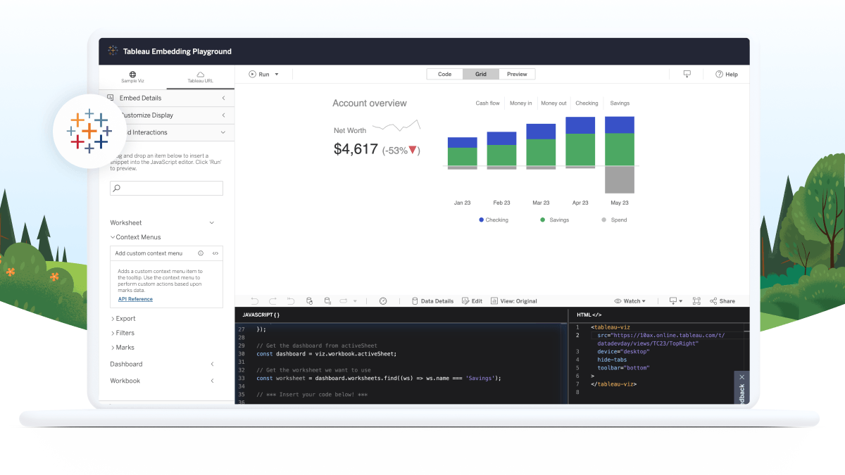 Now Available in Tableau 2023.3: Embedding Playground, Custom Data Labels, and More
